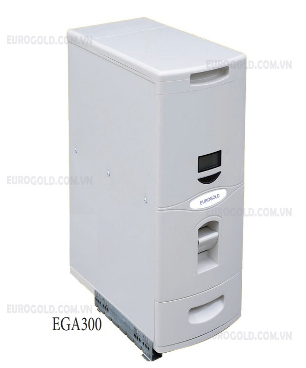 Thùng gạo âm tủ ray giảm chấn Eurogold GA300W