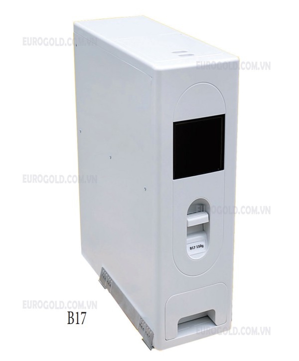 Thùng gạo âm tủ ray giảm chấn Eurogold GB250W